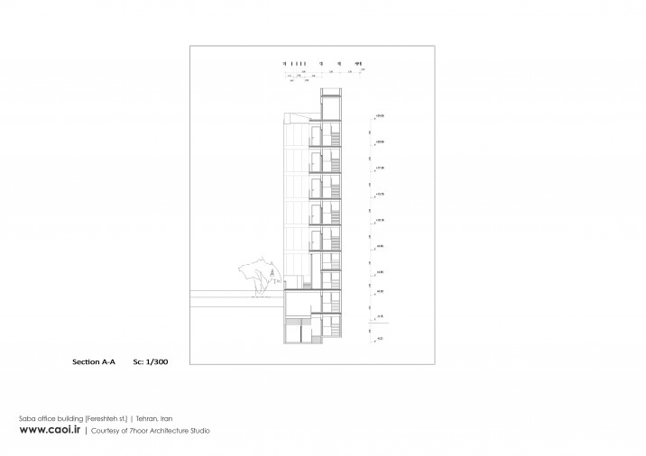 Saba office building [Fereshteh st.] - Contemporary Architecture of Iran