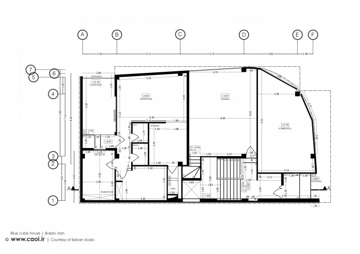 Blue cube house - Contemporary Architecture of Iran