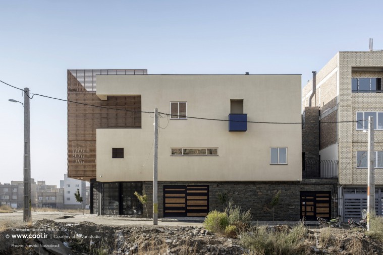 Blue cube house - Contemporary Architecture of Iran