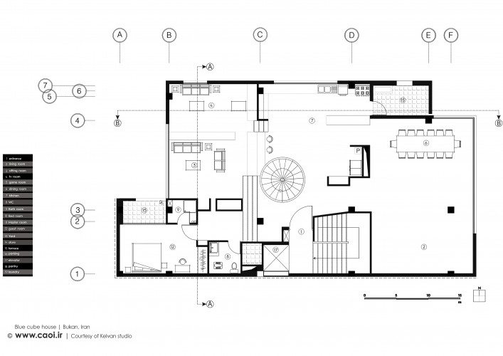 Blue cube house - Contemporary Architecture of Iran