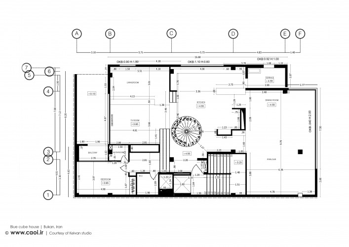 Blue cube house - Contemporary Architecture of Iran