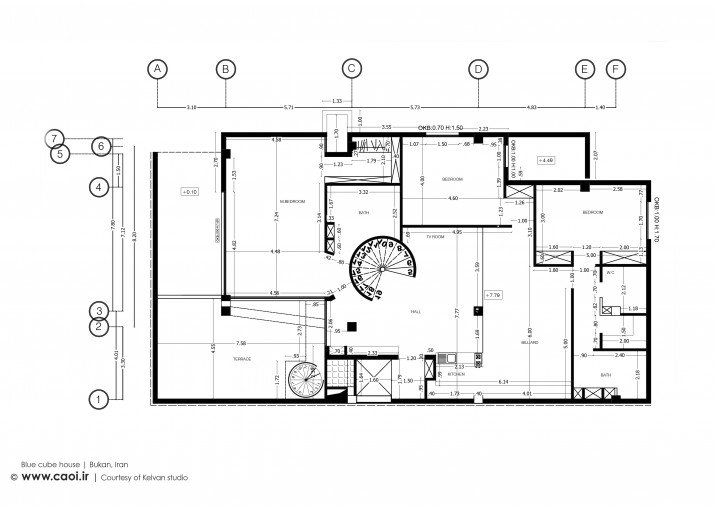 Blue cube house - Contemporary Architecture of Iran