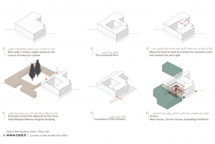 بوتیک هتل سنگ سیاه - معماری معاصر ایران