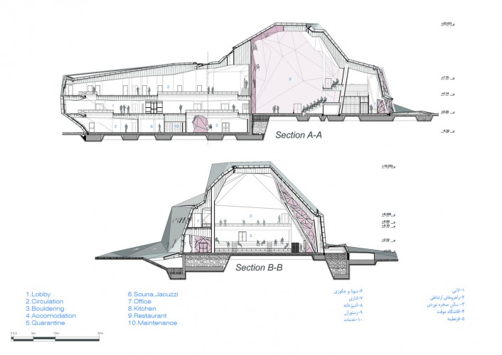 Rock Gym for Polur - Contemporary Architecture of Iran