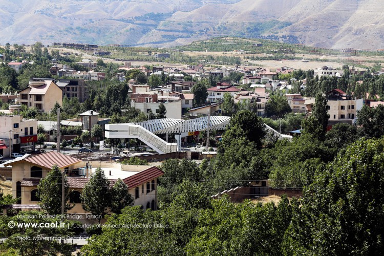 Lavasan Pedestrian Bridge - Contemporary Architecture of Iran